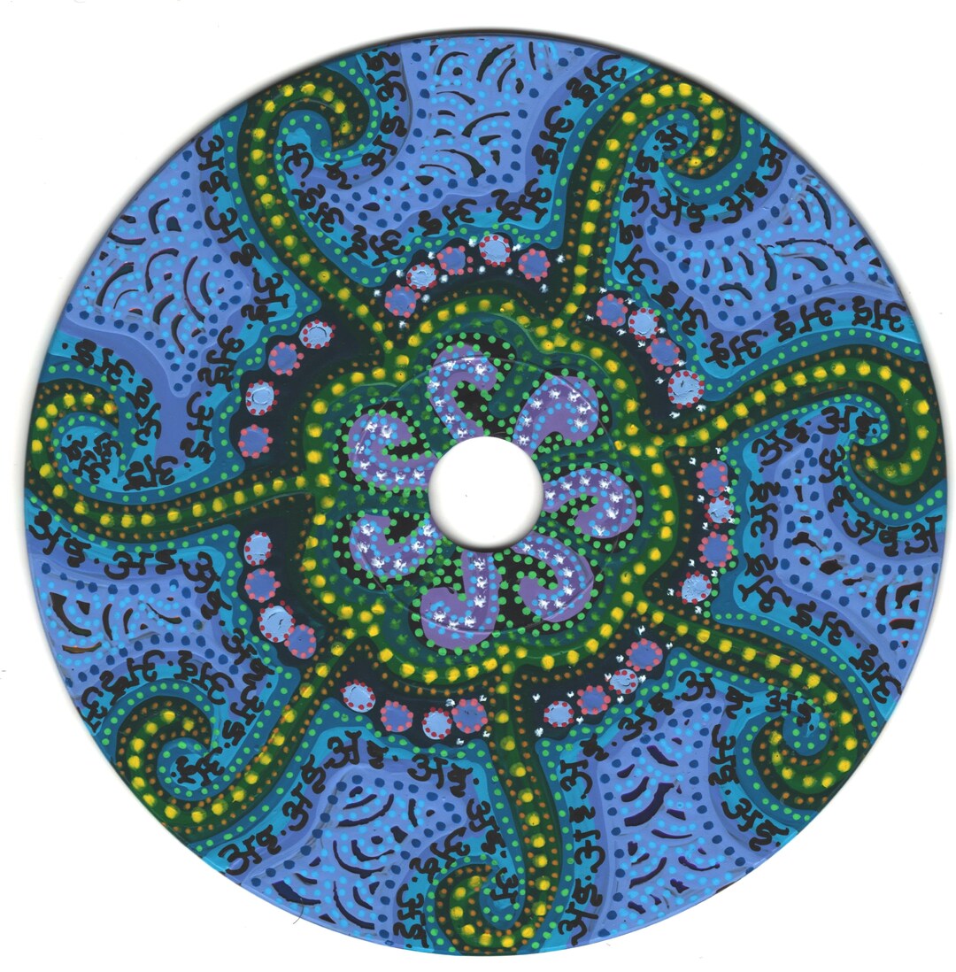 Mandala Painting Wall Art on CD - Etsy