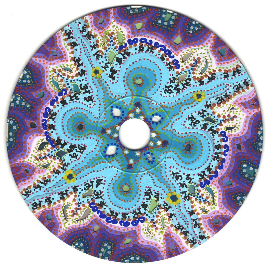 Mandala Painting Wall Art on CD - Etsy