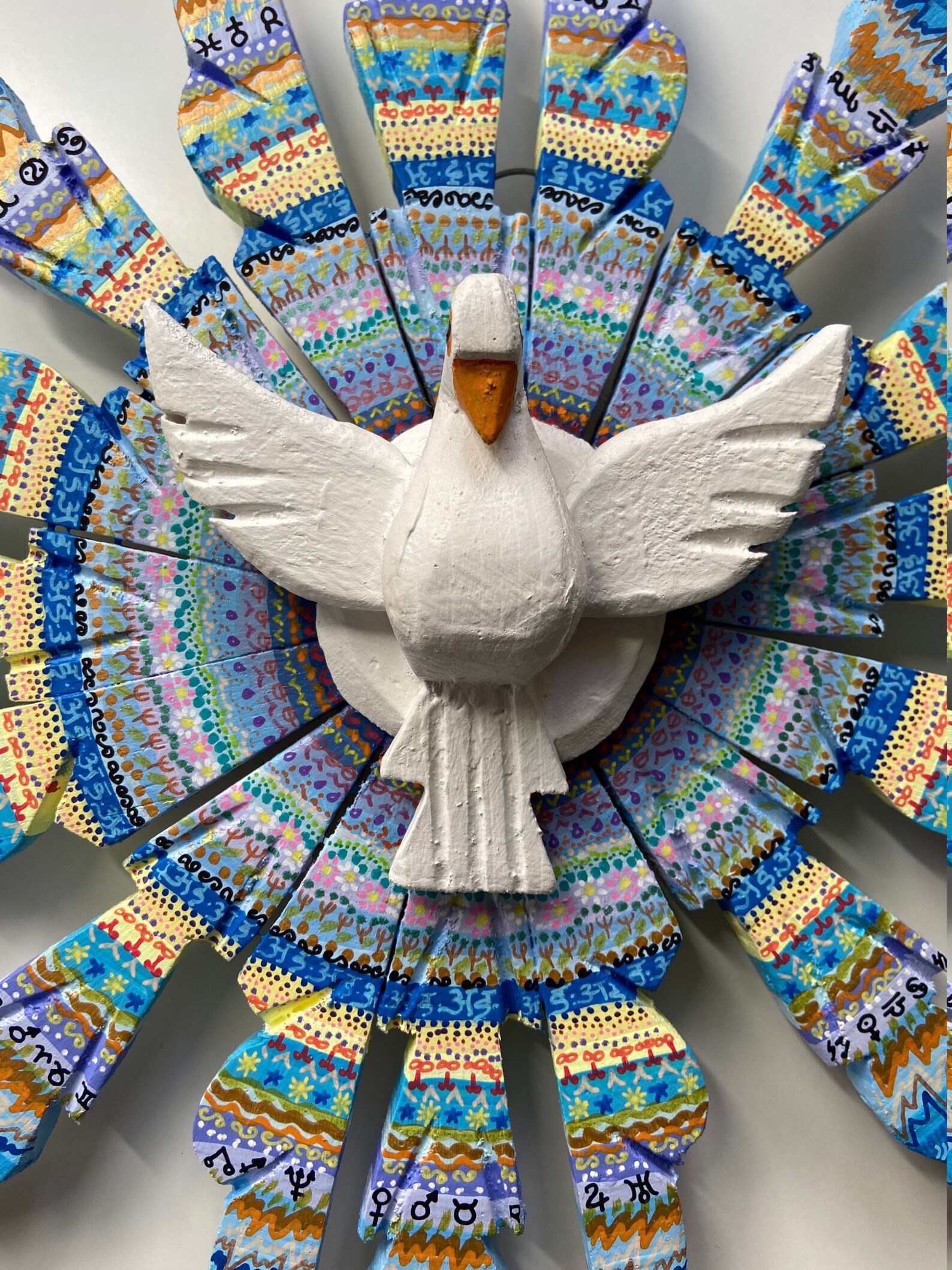 Holy Spirit Wall Sculpture (wood, Vynil and Acrylic) - Etsy