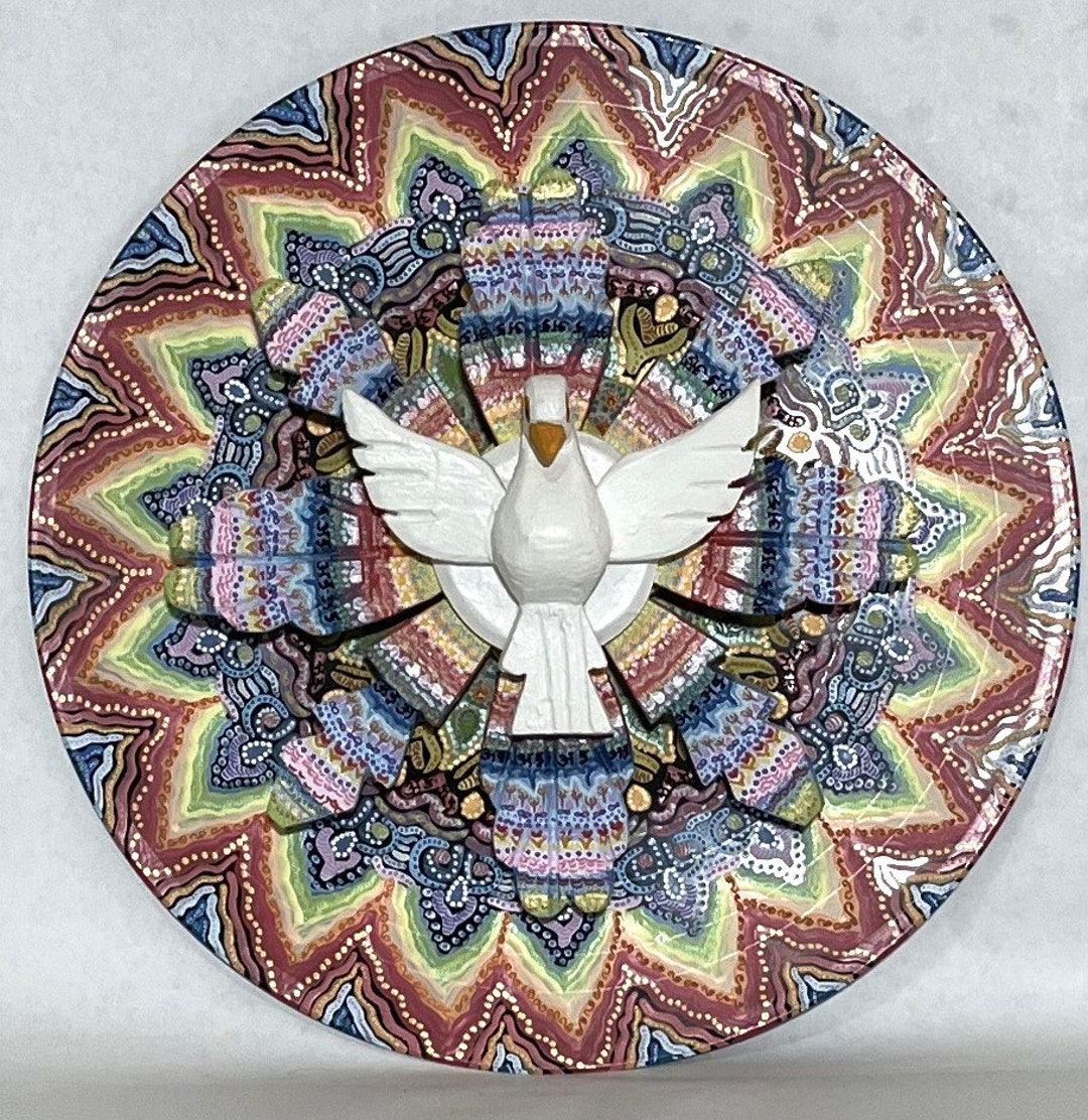 Holy Spirit Wall Sculpture (wood, Vinyl and Acrylic) - Etsy