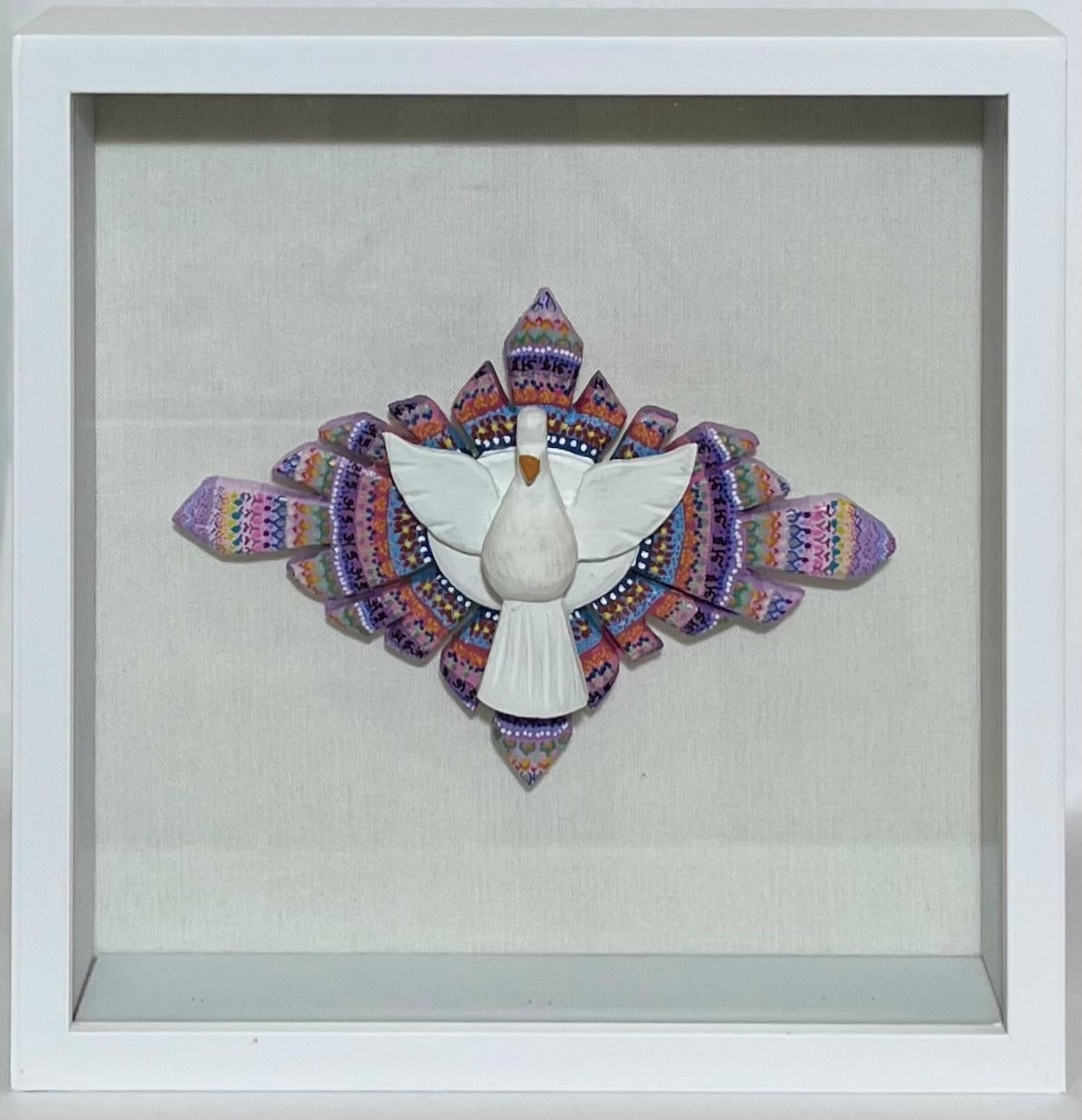 Box Frame Wooden Dove Sculpture - Etsy