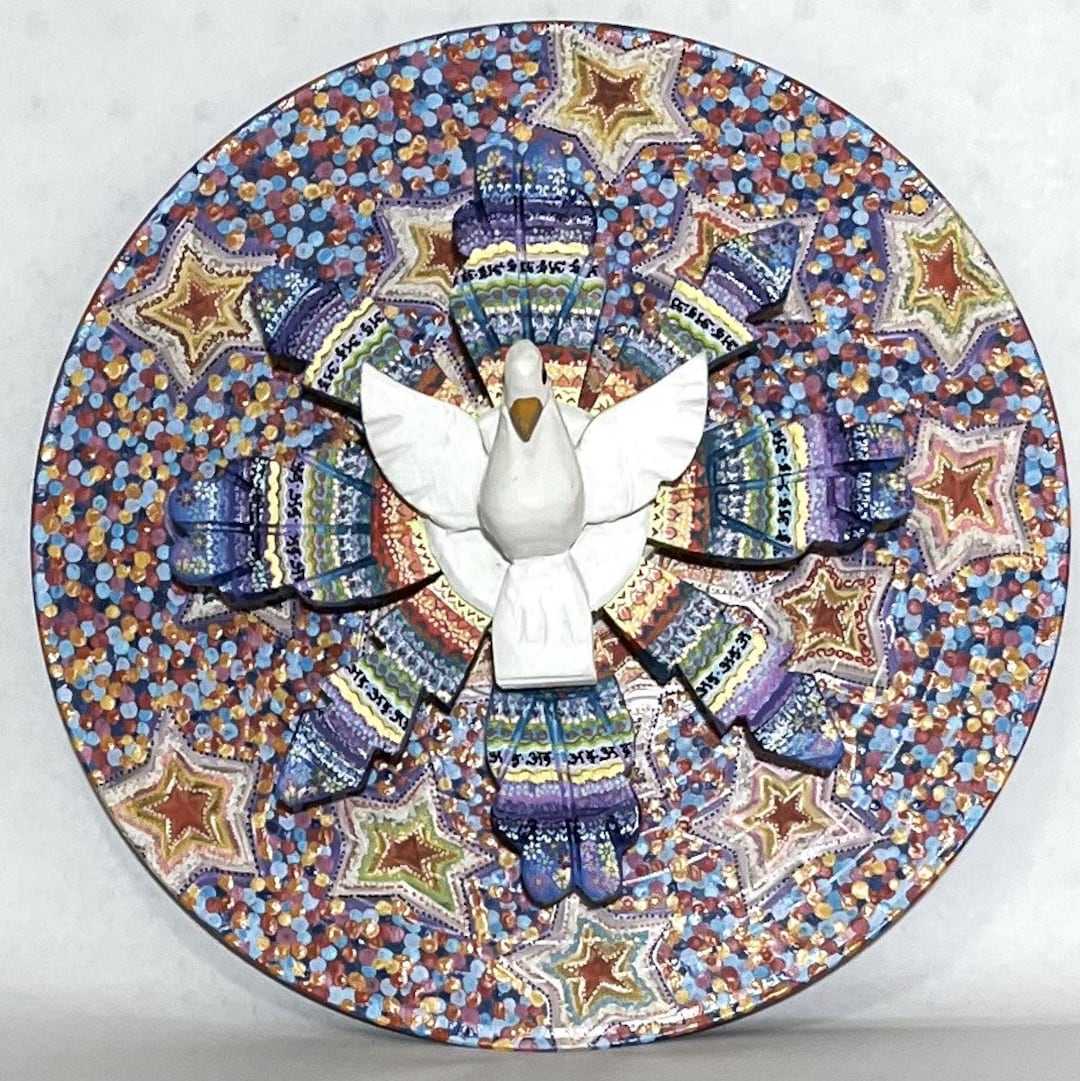 Holy Spirit Wall Sculpture (wood, Vinyl and Acrylic) - Etsy