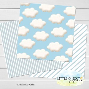 Teddy Bear Digital Paper Set, Blue Teddy Bear Digital Paper Set ...