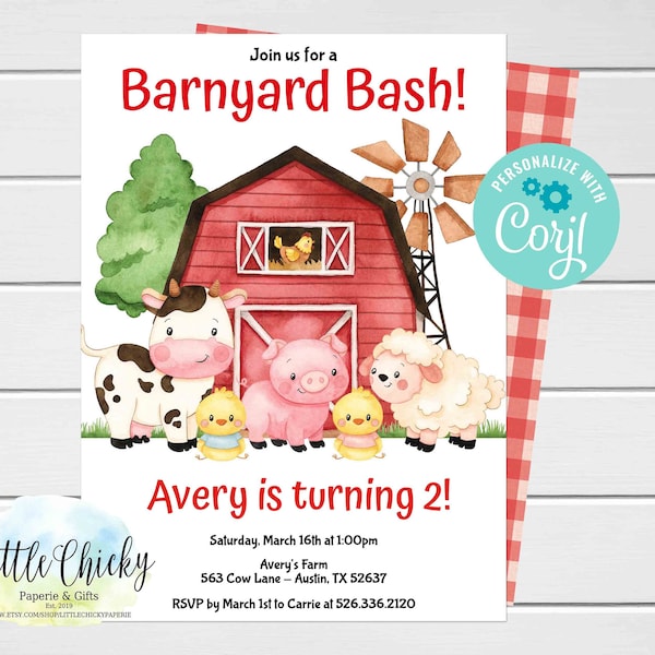 Barnyard Bash - Etsy