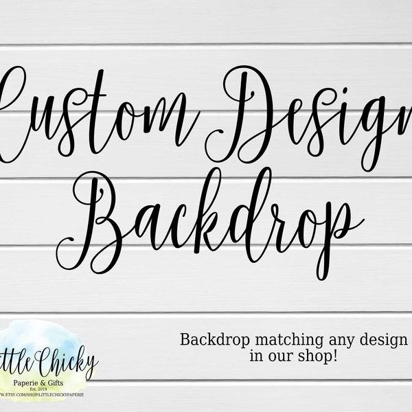 Printable Backdrop - Etsy