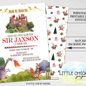 Medieval Knights Welcome Sign, Knights Birthday Party, DIGITAL Knights ...