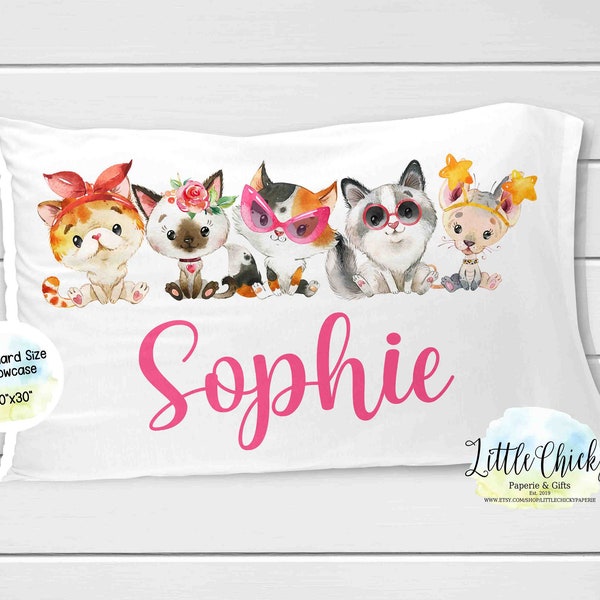 Cat Pillowcase - Etsy