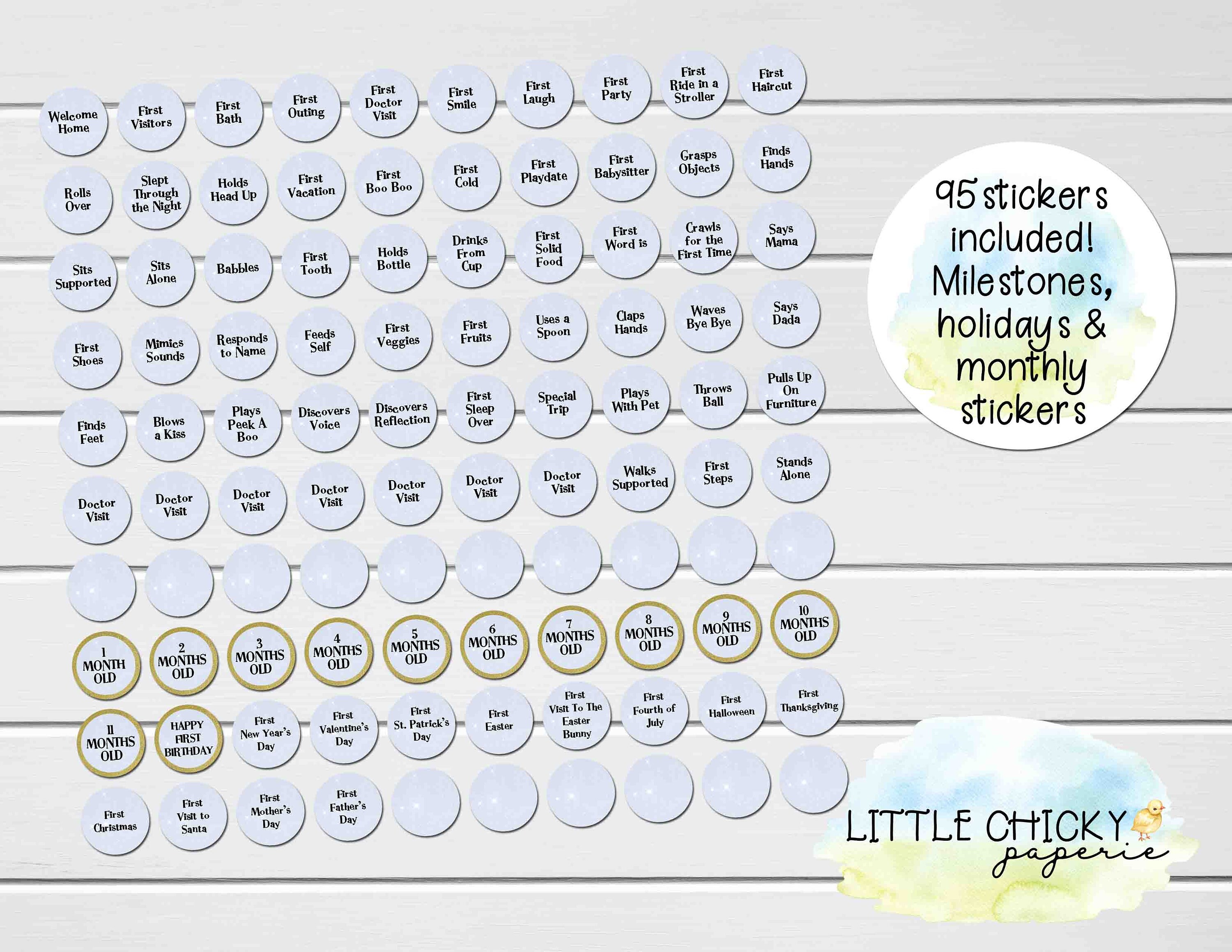 Peter Pan Baby First Year Calendar Babies First Year | Etsy