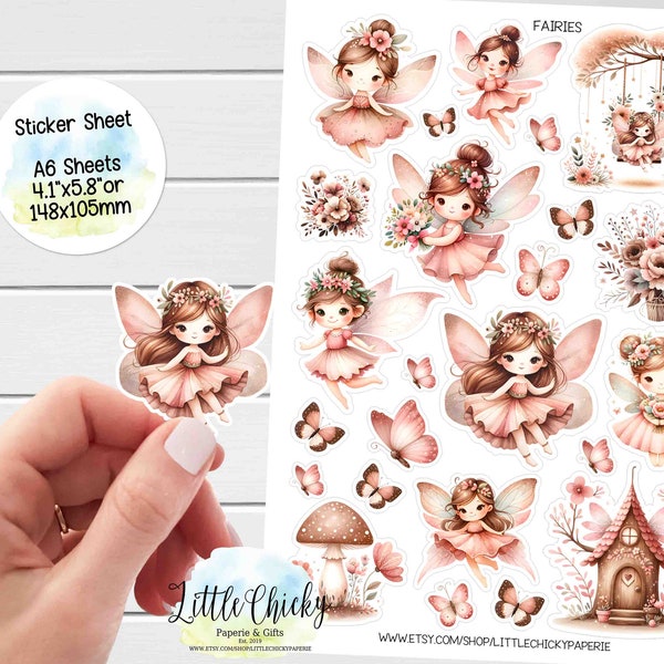 Fairy Stickers - Etsy