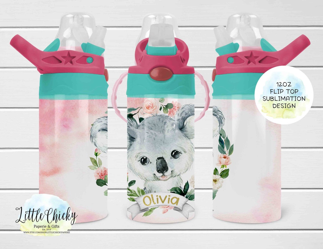 Koala 12oz Kids Flip Top Sippy Cup, Floral Koala 12oz Flip Top Sippy ...