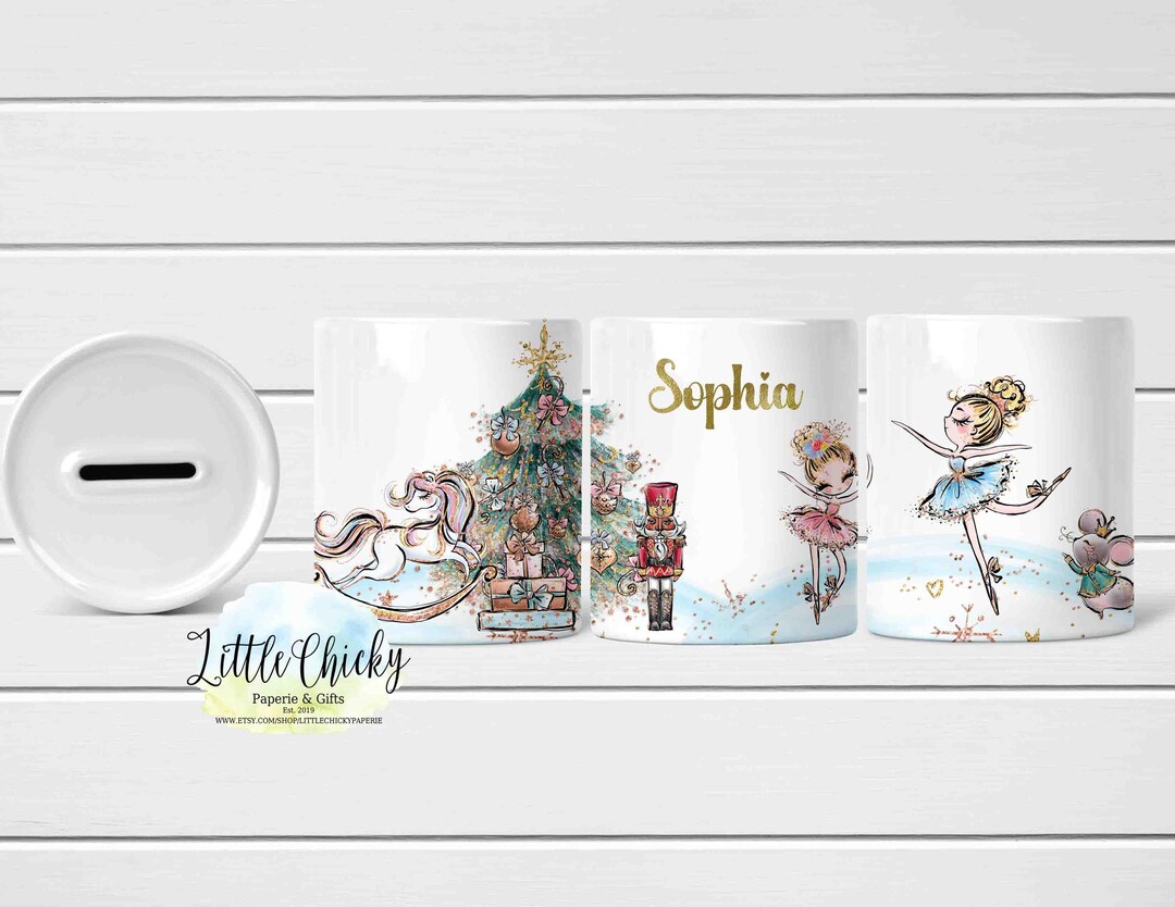 Money Box - Nutcracker Money Box, Coin Bank Full Wrap Sublimation ...