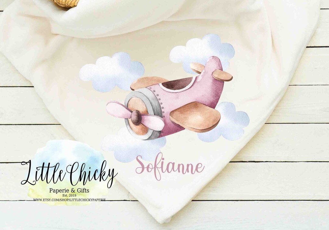 Airplane Blanket Sublimation Design, Pink Airplane Sublimation Design ...