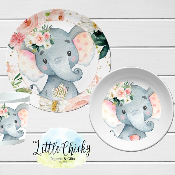 Elephant Plate - Etsy