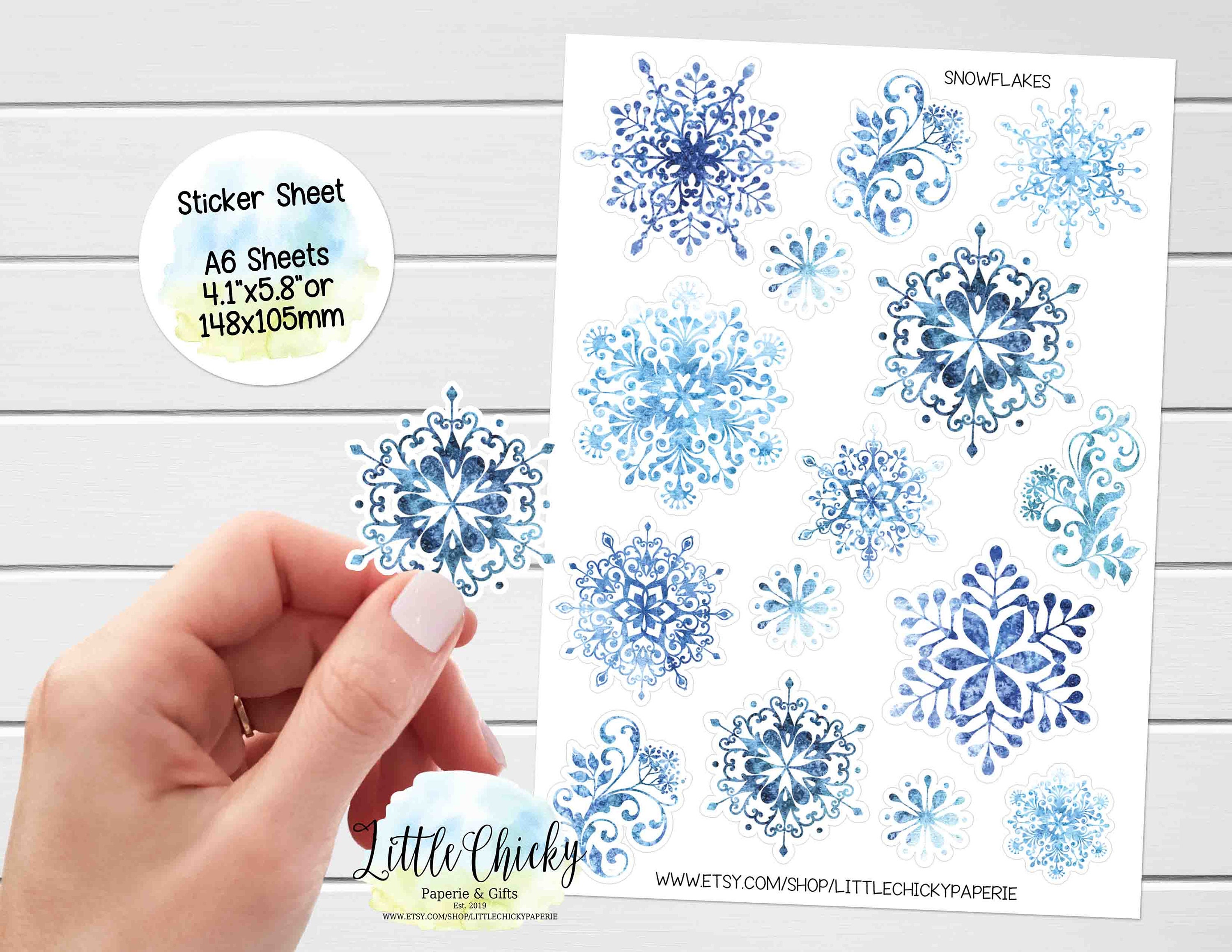Snowflake Stickers