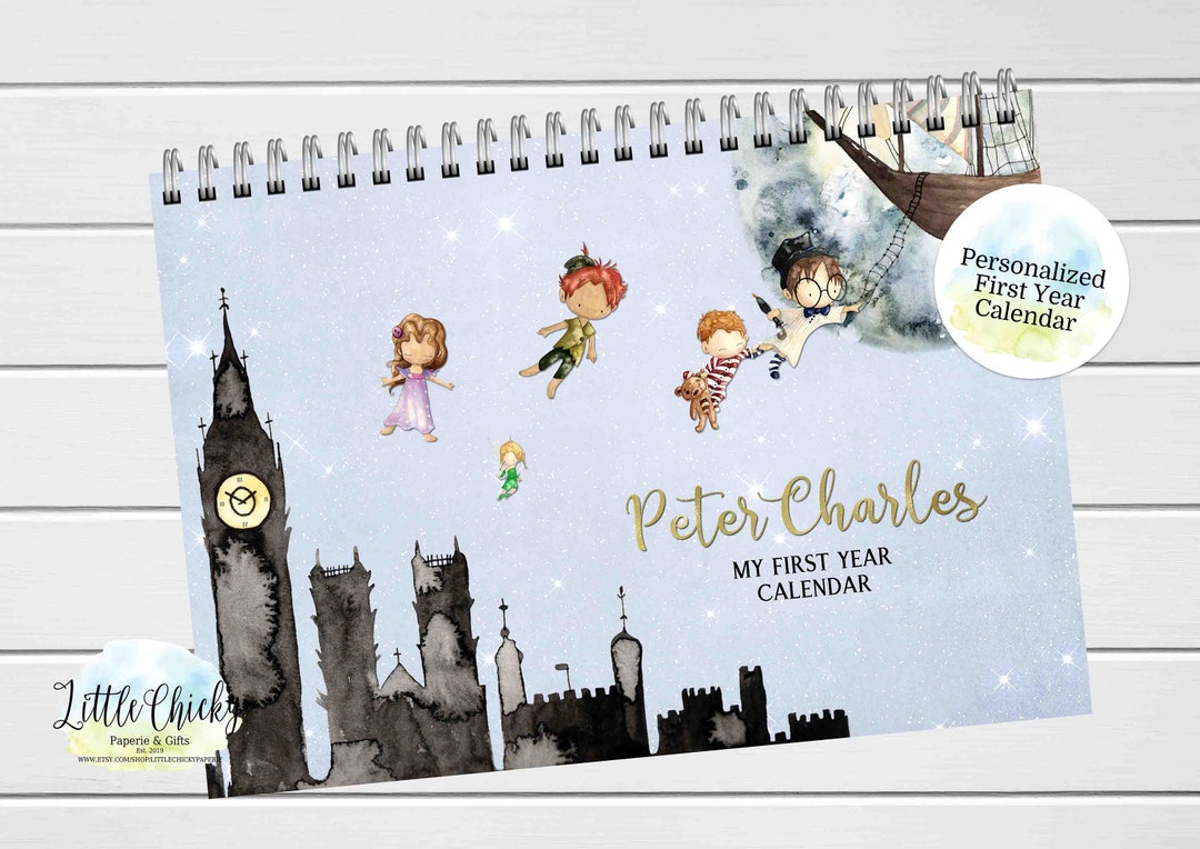 Peter Pan Baby First Year Calendar, Babies First Year Baby Book ...