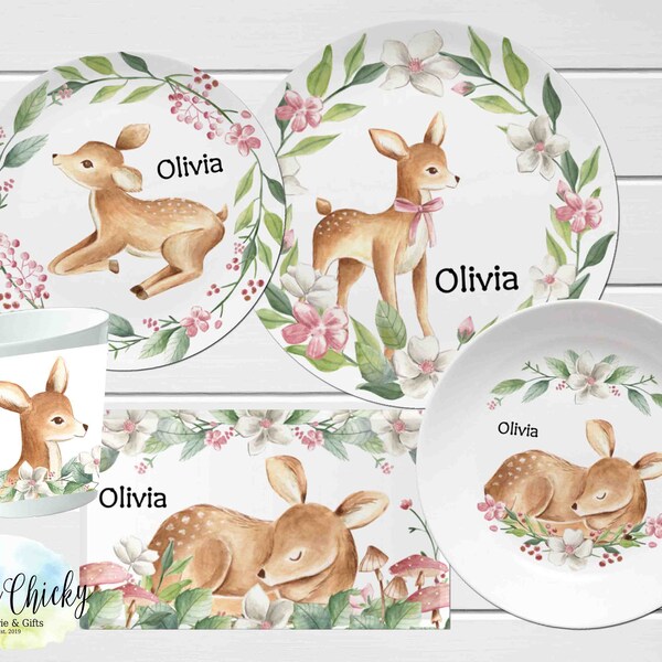 Deer Plate - Etsy