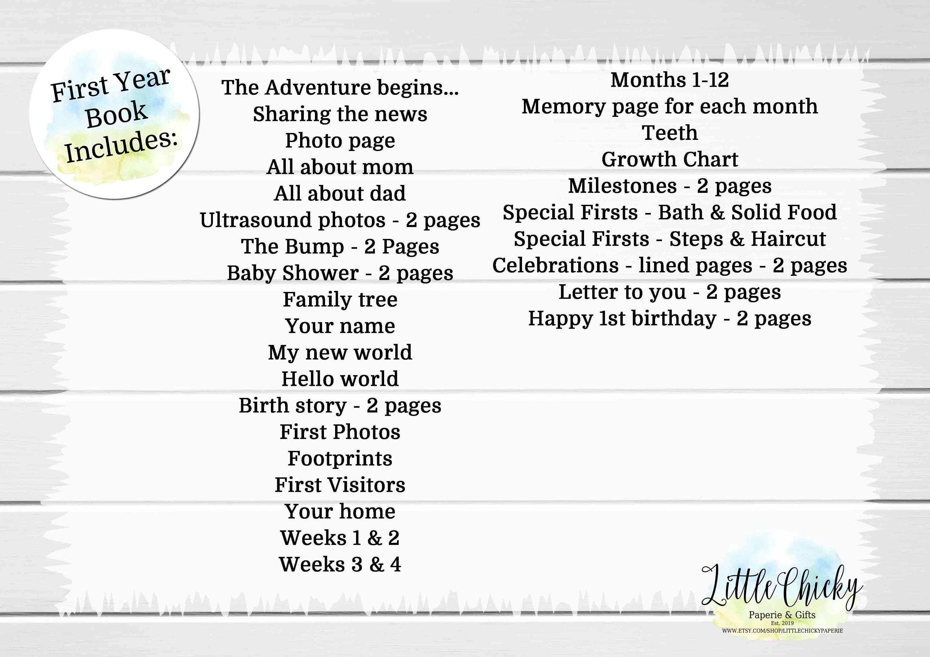 Personalized Cowboy Baby Memory Book, First Year or First Five Years ...