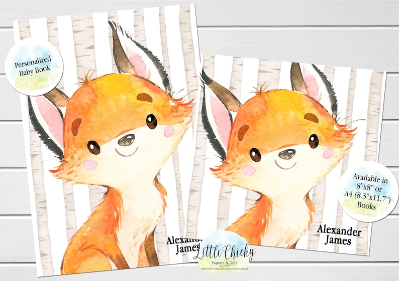 Fox Baby Keepsake Journal Fox Baby Book First Year Baby - Etsy