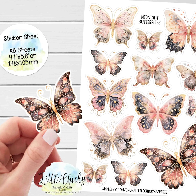 Cute Pink Butterfly - Etsy