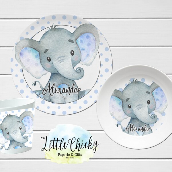 Elephant Plate - Etsy