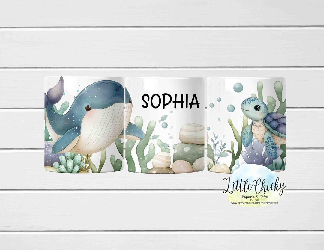 Money Box - Under the Sea Money Box, Coin Bank Full Wrap Sublimation ...