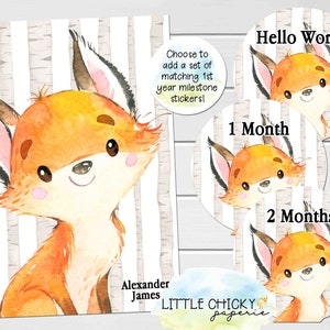 Fox Baby Keepsake Journal, Fox Baby Book, First Year Baby Book, First ...