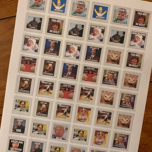 Random Pop Culture Funny Meme Sticker Pack for Cool Teachers ...