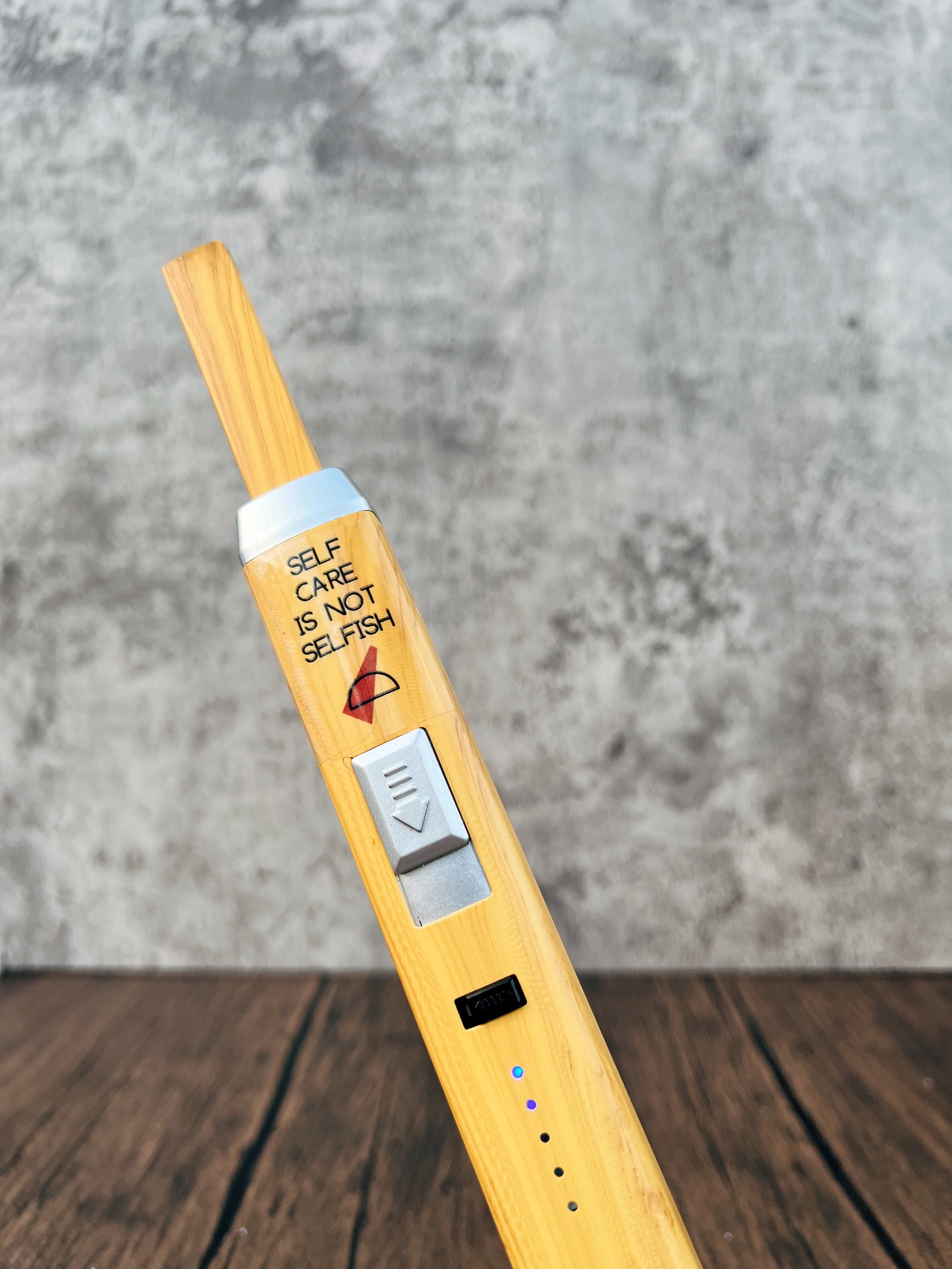 Customizable Rechargeable Bamboo Lighter - Personalized Sustainable ...