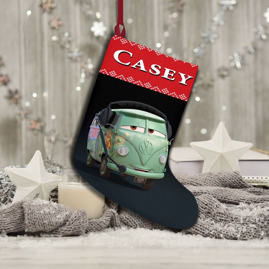 Personalization Pixcar Cars Stocking Xmas Stocking Pixcar - Etsy
