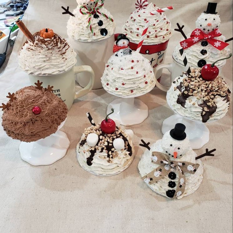 Gingerbread Mug Topper - Etsy