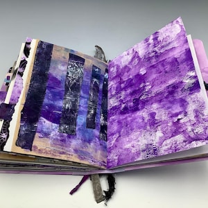 Whimsy Junk Journal, Handbound Book, Sketchbook, Diary, Notebook, Art ...