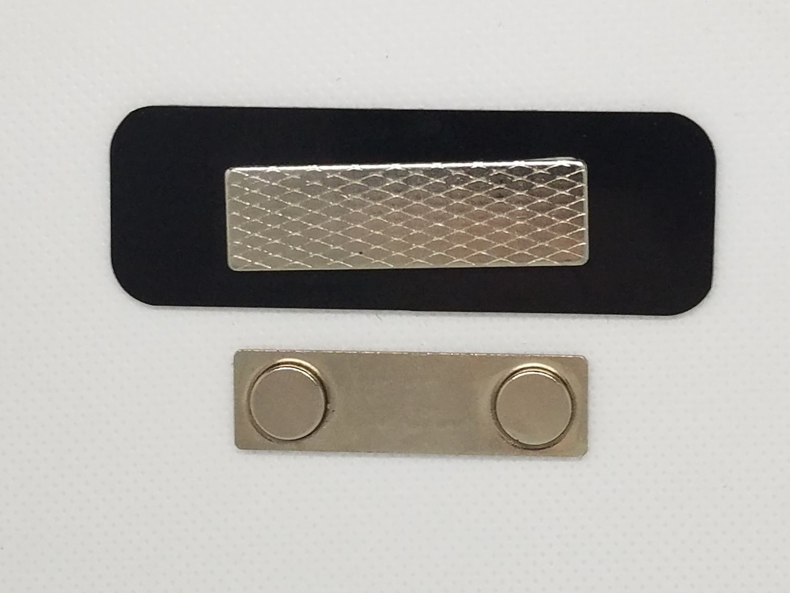 Custom Laser Engraved Plastic Magnetic Name Plate Badges or - Etsy ...