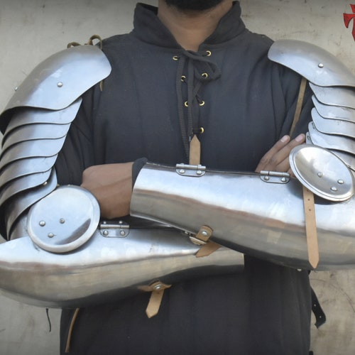 Leather Armor Banded Greaves | Etsy