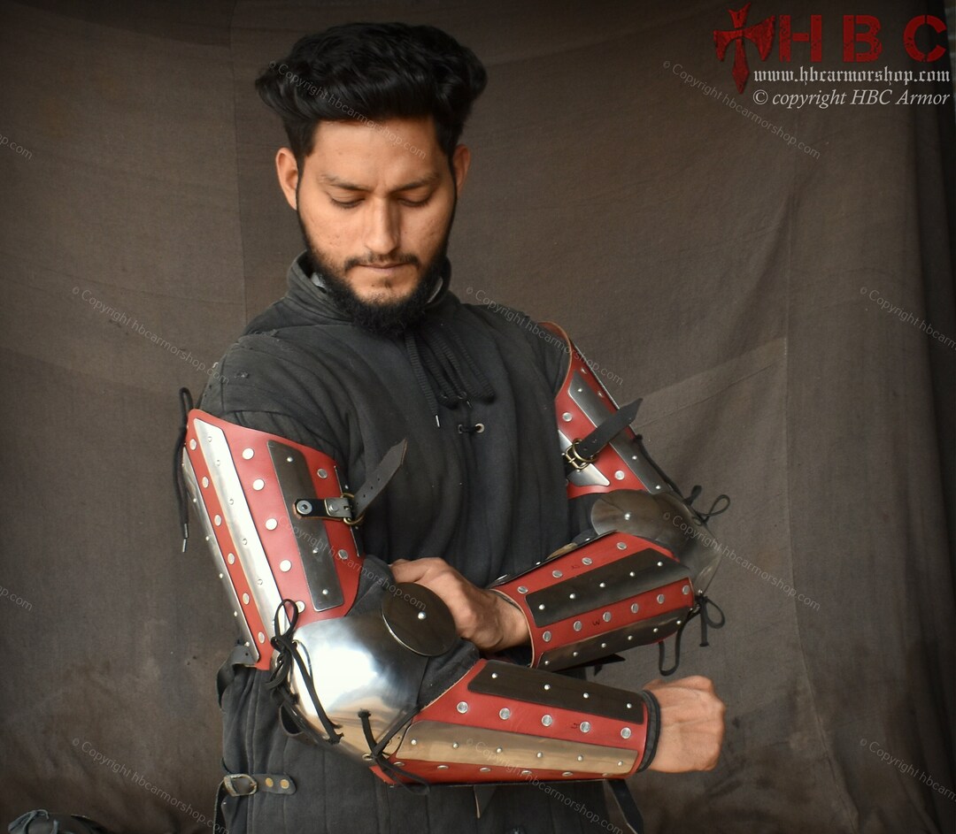 Splint Arm Armor Set With Elbow Cop Suitable for Sca/medieval ...
