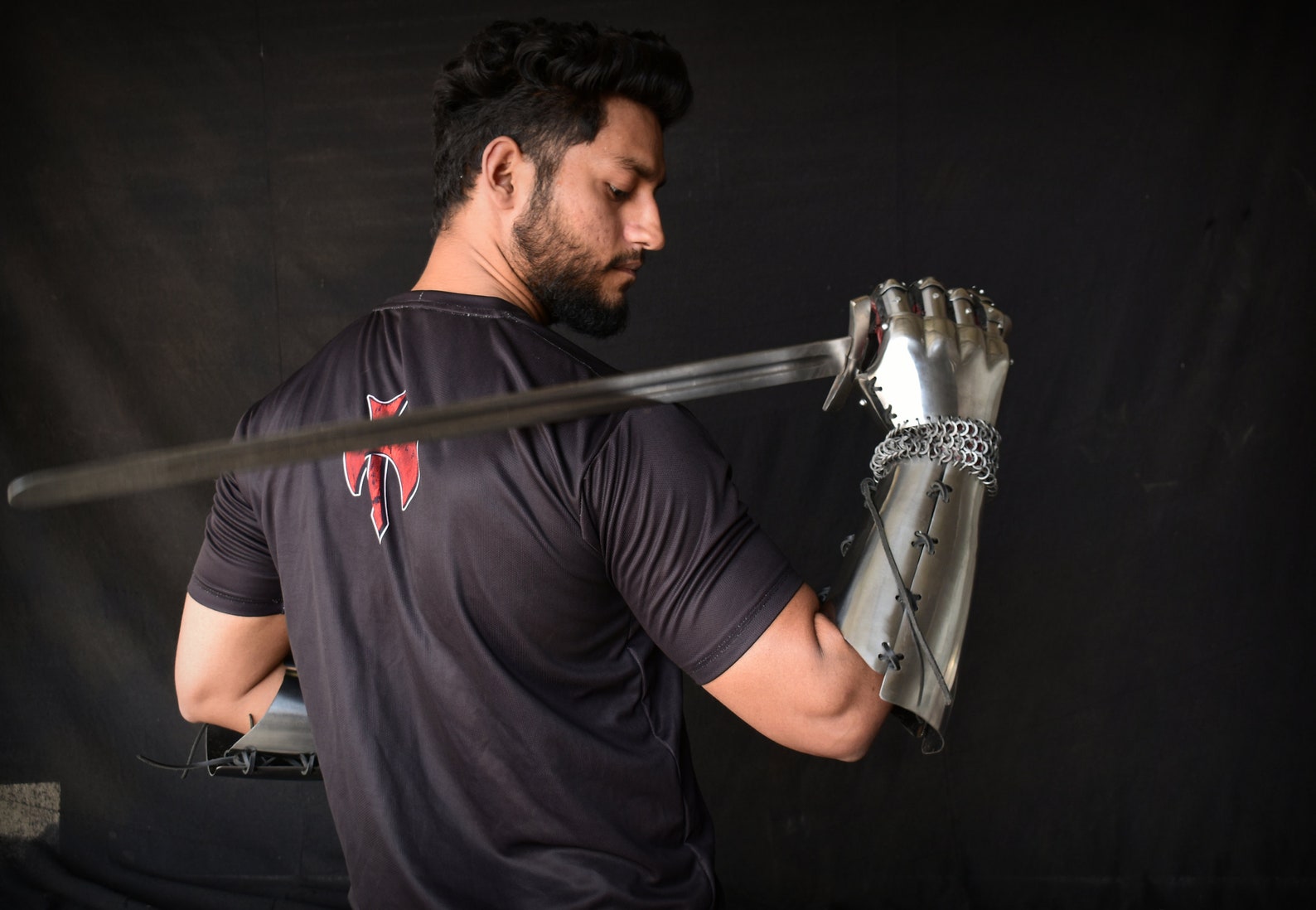 Steel Japanese SCA Gauntlet | Etsy