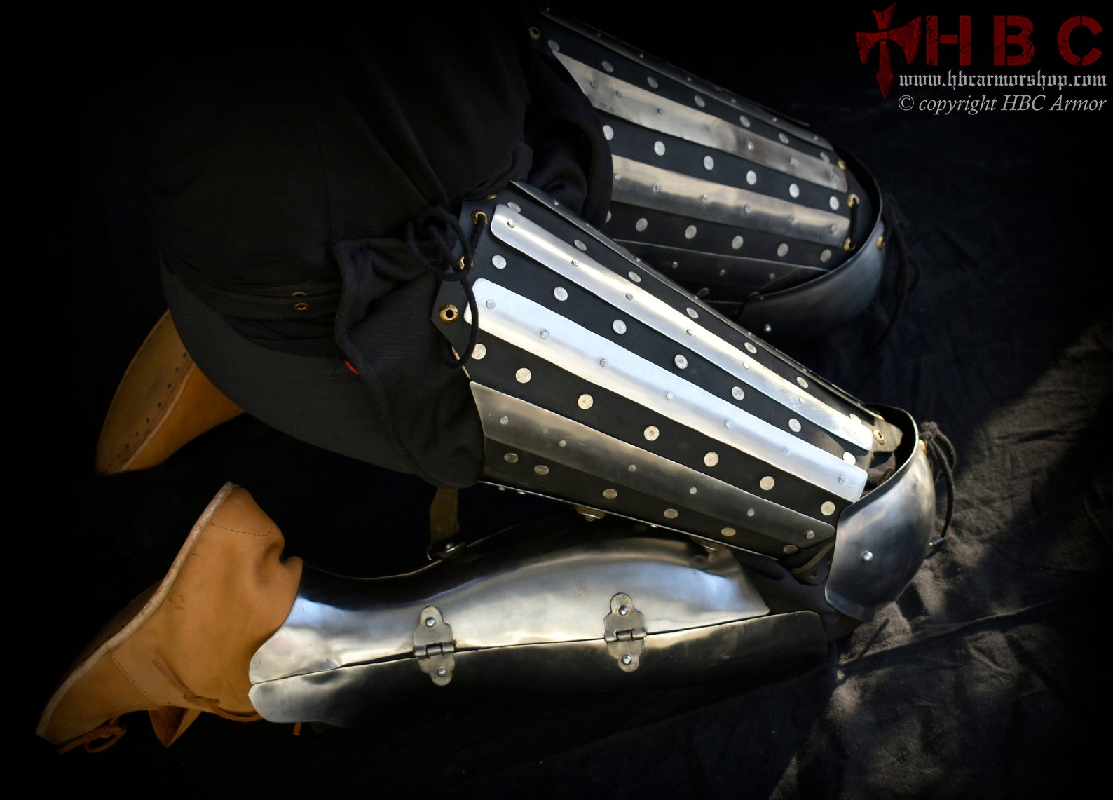 Splint Thigh Armour With Floating Knee Cop & Case Greave - Etsy
