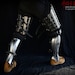 Splint Thigh Armour With Floating Knee Cop & Case Greave splinted Leg ...