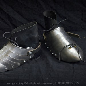 Plate Sabaton Foot Armor Buhurt/reenactment/sca & Medieval Armoured ...