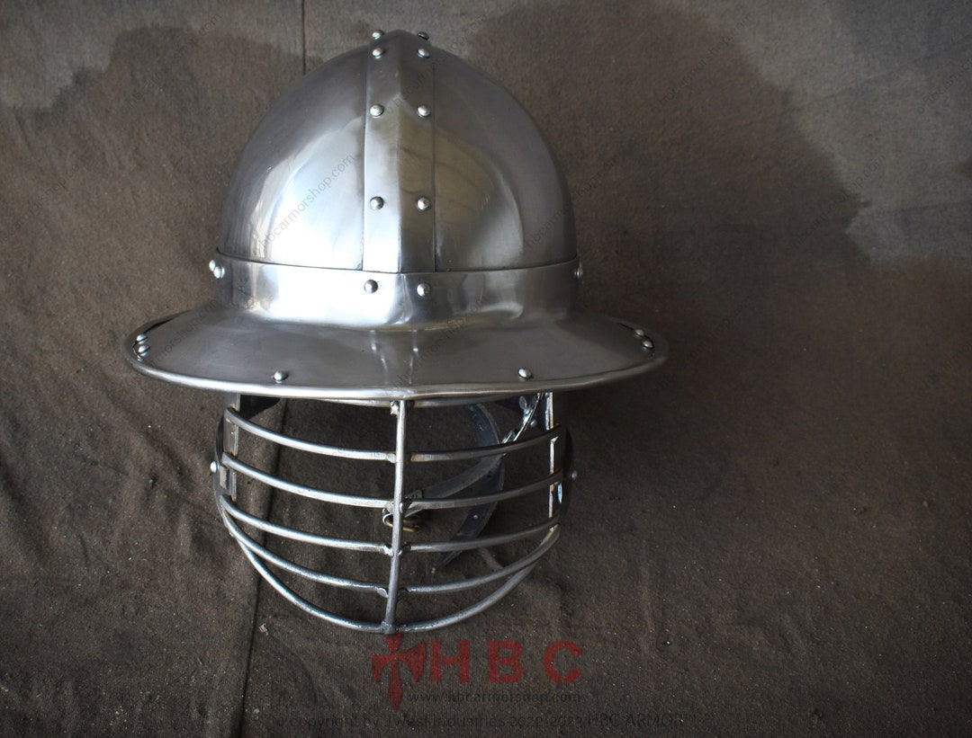 Varangian Valor: Steel Helmet for SCA Combat Legal Armor/medieval SCA ...