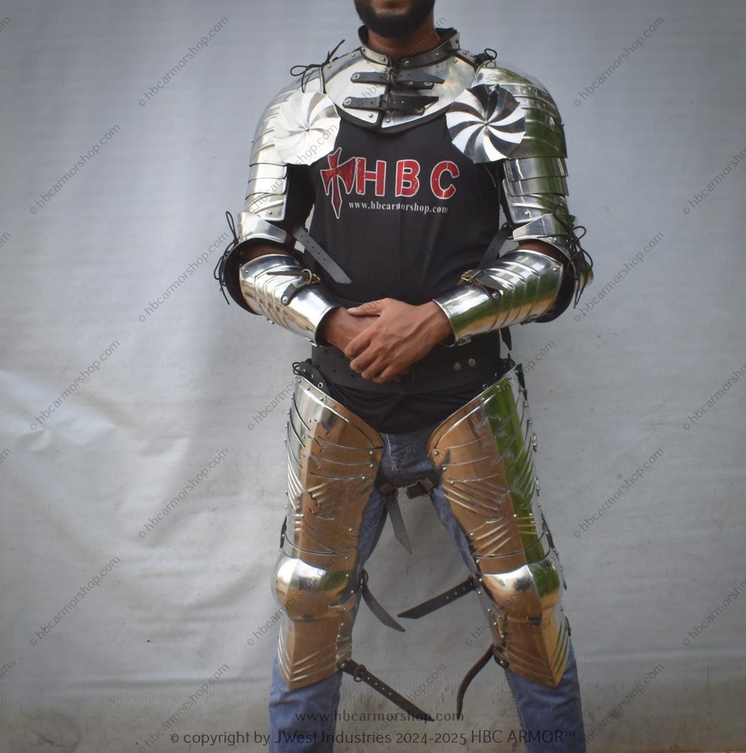 Handforged Gothic Armour Set of Arms and Legs – Gothic Armor Set ...