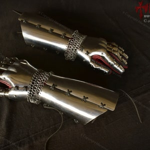 Steel Japanese SCA Gauntlet - Etsy