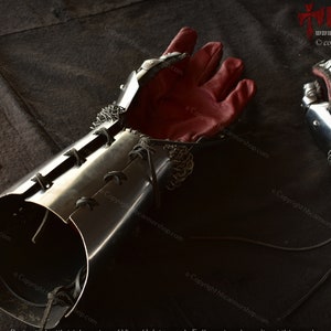 Steel Japanese SCA Gauntlet - Etsy