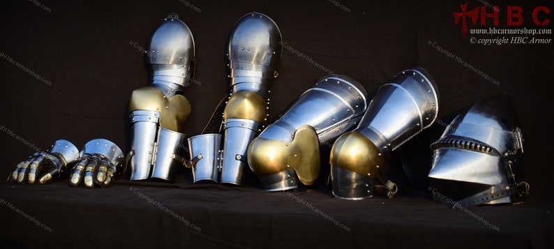 European Full Armor Kit for Medieval Reenactment/sca/role - Etsy