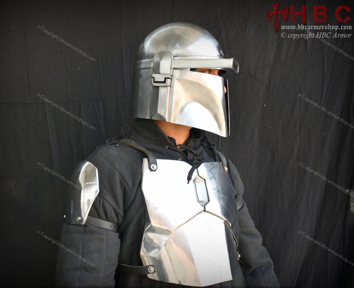 Steel Mandalorian Armor Kit 2 larp/fantasy Costume/role | Etsy