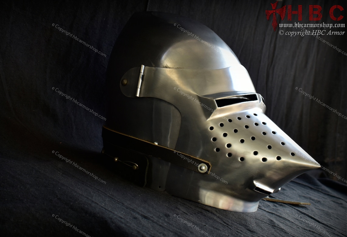 Steel Houndskull Helmet Version 2 medieval - Etsy