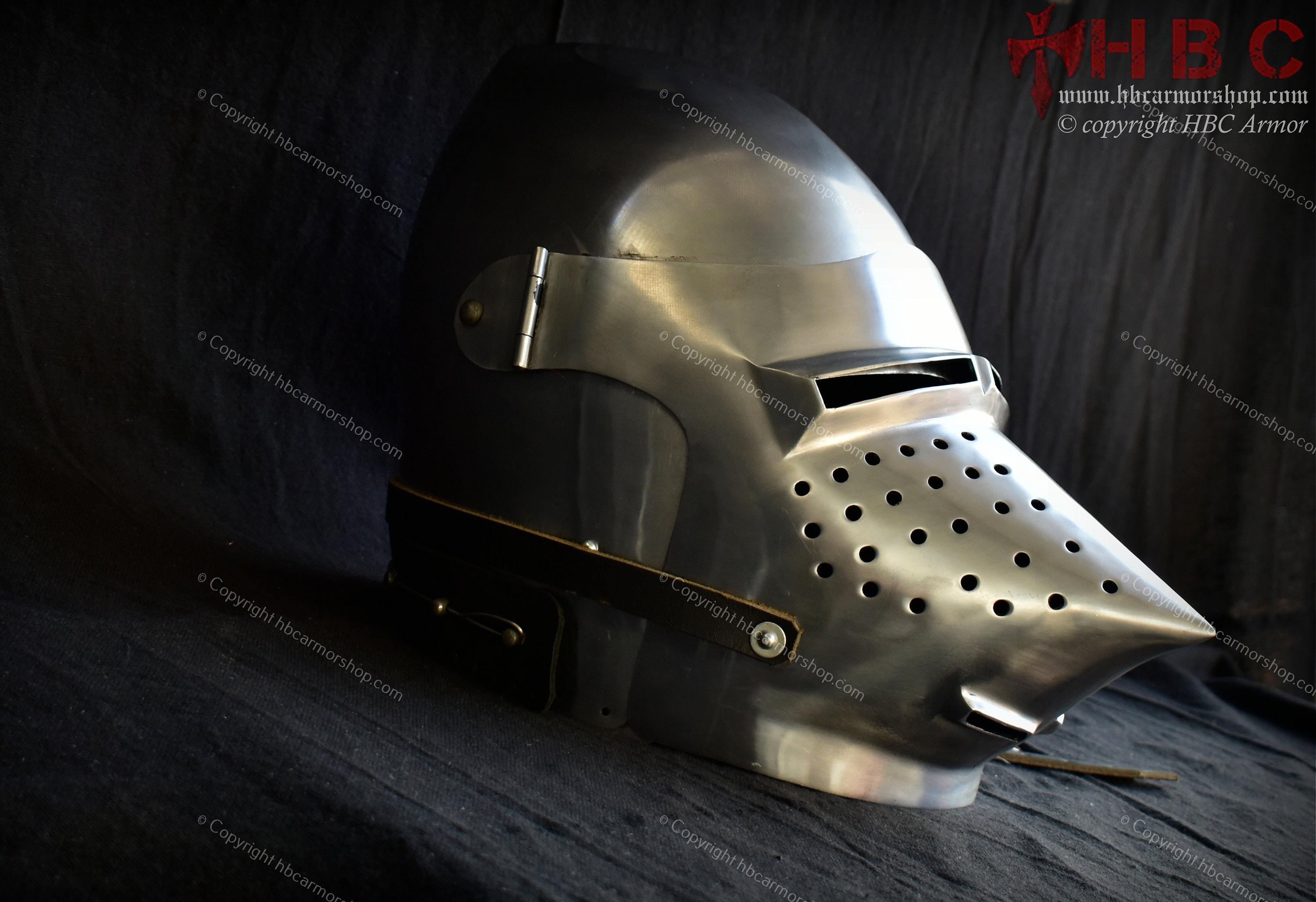 Steel Houndskull Helmet Version 2 medieval - Etsy