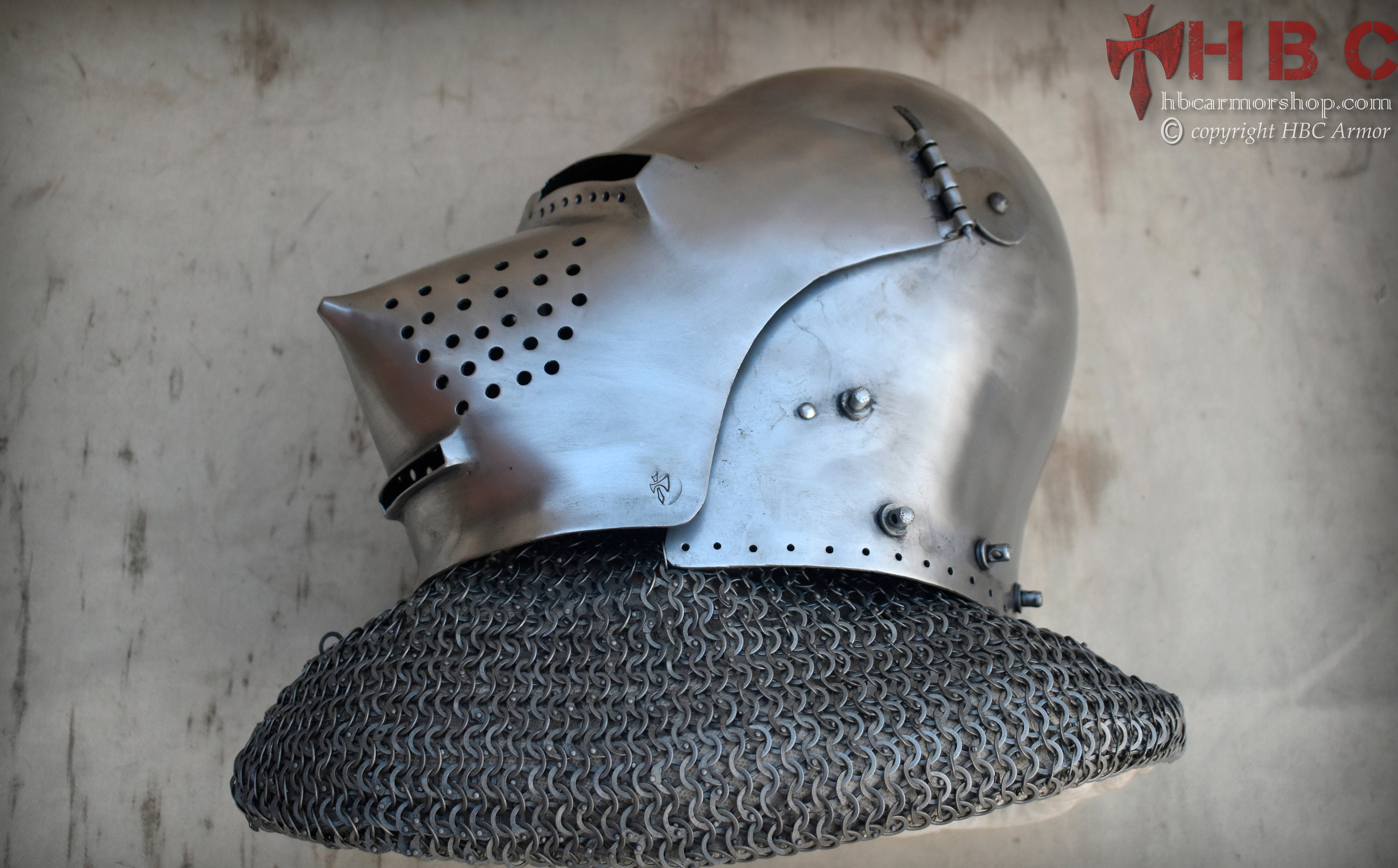 Padded Chainmail Collar for Medieval Reenactmentscarole - Etsy