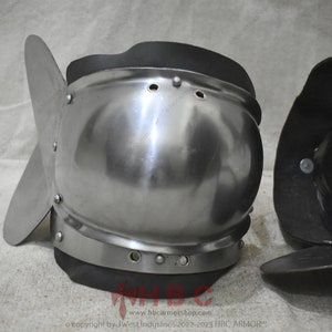 Floating Knee Armour Medieval Combat/sca/imcf Knee Armour Medieval Leg ...