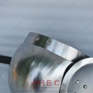 Hand-forged Medieval Elbow Cop Armor With Side Rondel Attached | Buhurt ...