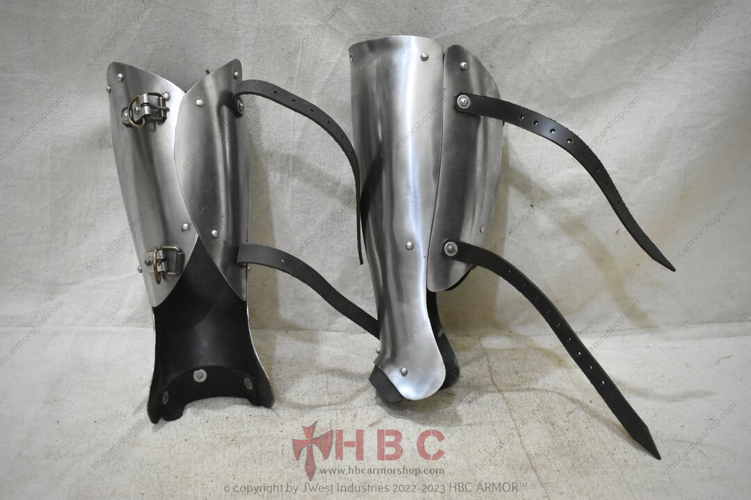 Segmented Greave Floating Leg Armour/sca Leg Armour Floating Leg Armor ...